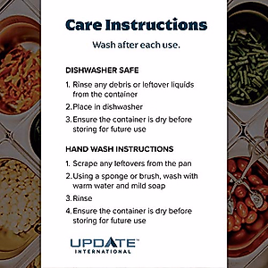 Update International NJP-1006 Steam Table Pan, 6", Stainless Steel