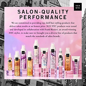 SGX NYC Blaze Heat Protectant and Primer - 6.5 Oz - For All Hair Types - Reduces Heat Damage and Drying Time - Strengthens and Revitalizes Damaged Hair - Sulfate and Paraben Free