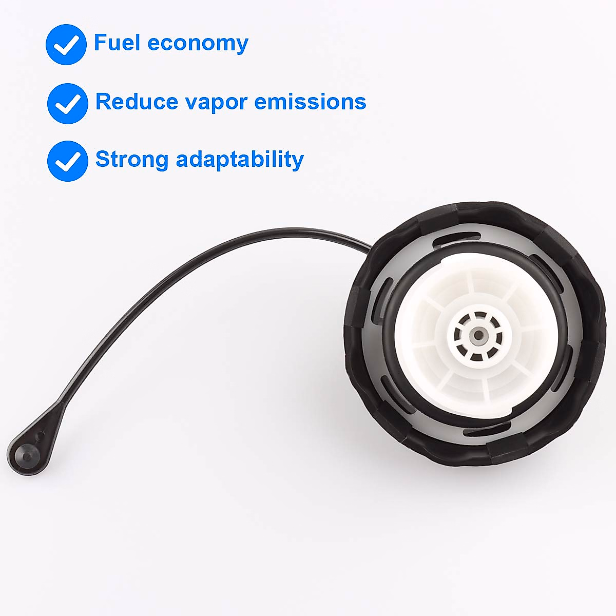 Gas Cap, Fuel Cap Replace 52124512AA, 52030433AB Compatible with Chrysler Dodge Jeep - Pacifica Town and Country, Caravan Durango Grand Caravan Nitro, Commander Grand Cherokee Liberty, More