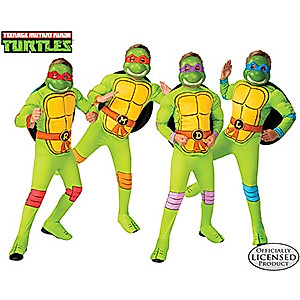 Rubie's Boy's Nickelodeon Retro Classic Teenage Mutant Ninja Turtles Leonardo Costume, Small, Green/Blue