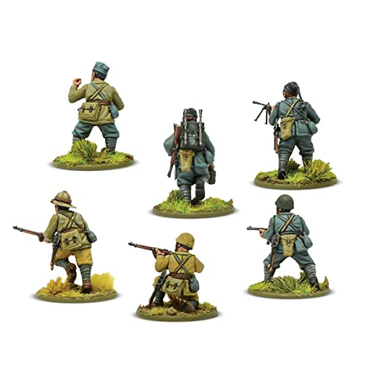 Warlord Bolt Action Italian Army & Blackshirts 1:56 WWII Military Table Top Wargaming Plastic Model Kit Figures 402015801