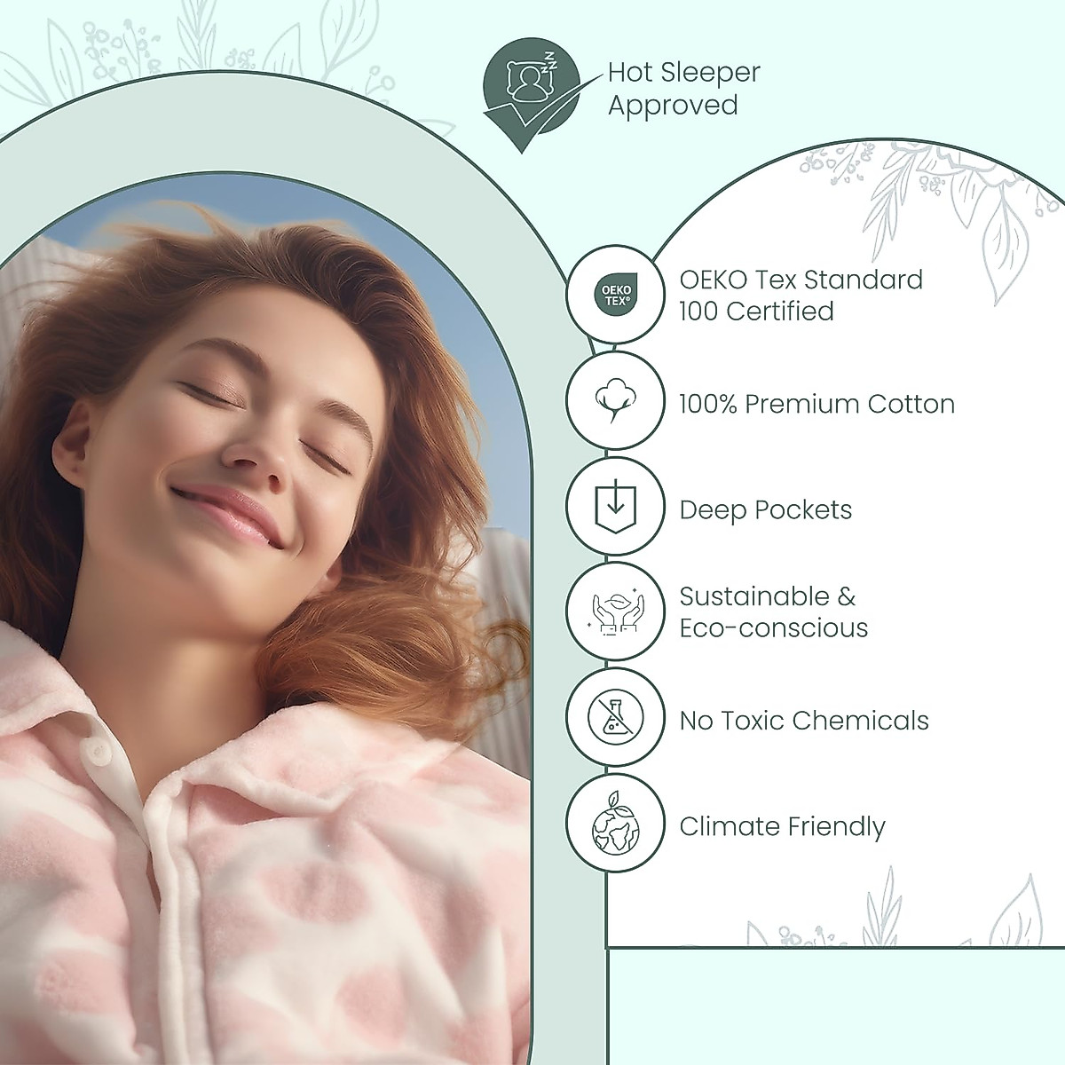 Feather & Stitch 500 TC Full Size Damask Bed Sheet Set, 100% Cotton Soft Breathable Bedsheets, 4 Piece 18" Deep Pockets Sateen Weave Striped Bedding Mattress Resort Hotel Luxury- (Grey, Full)