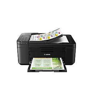 Canon PIXMA TR4720 All-in-One Wireless Printer Home use, with Auto Document Feeder, Mobile Printing and Built-in Fax, Black
