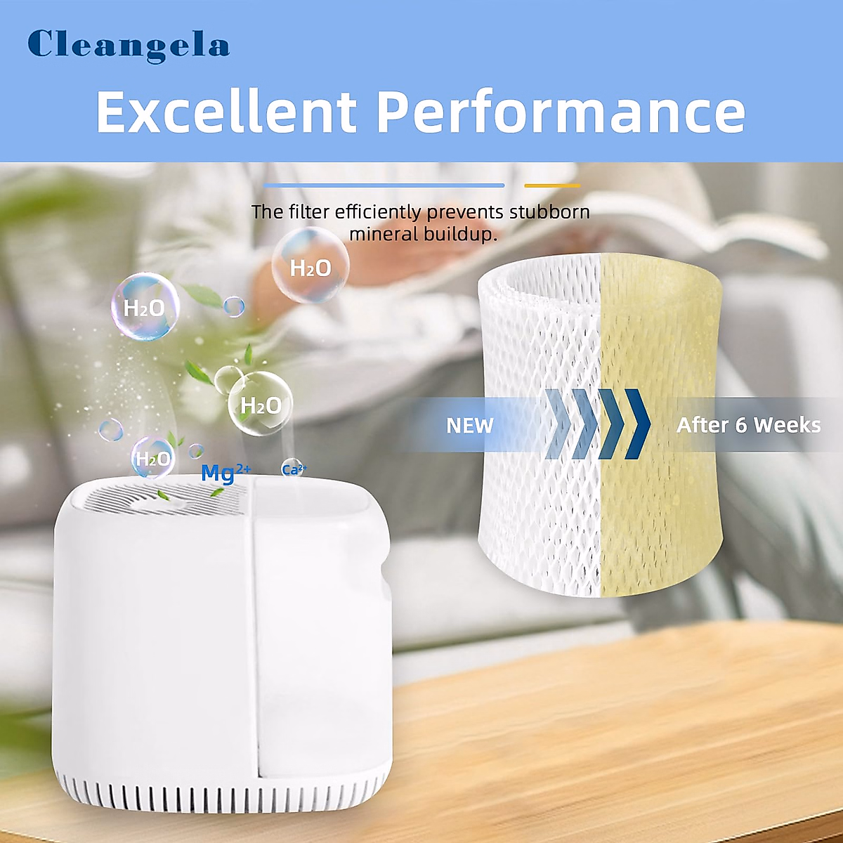 3 Pack Humidifier Replacement Filter Compatible with Canopy Bedside and Nursery Humidifiers | Wood Pulp & Paper Filter for Optimal Performance | Easy to Install