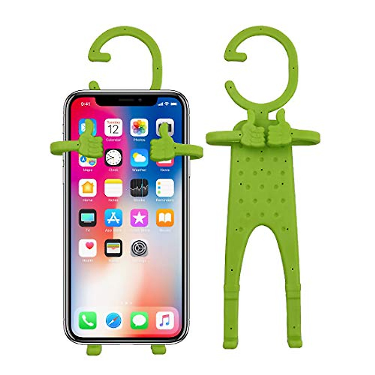 UnderReef Flexible Cell Phone Holder Hands-Free Universal Car Mount,GPS Navigation Battery Charging Desktop Stand (4 Pack A)