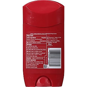 Old Spice Red Collection Invisible Solid Anti-Perspirant and Deodorant for Men, Captain, 2.6 oz