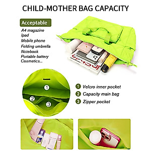 Tinzonc Sports Tote Gym Bag for Women, Travel Duffel Bag, Shoulder Weekender Overnight Bag for Women Girls Travel, Gym, Yoga (Fluorescent Green)