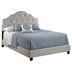 Pulaski Mason All-in-1 Fully Upholstery Tuft Saddle Bed, Queen