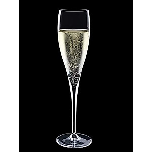 Luigi Bormioli Styles 6 oz Sparkling Wine Glasses (Set Of 2), Clear