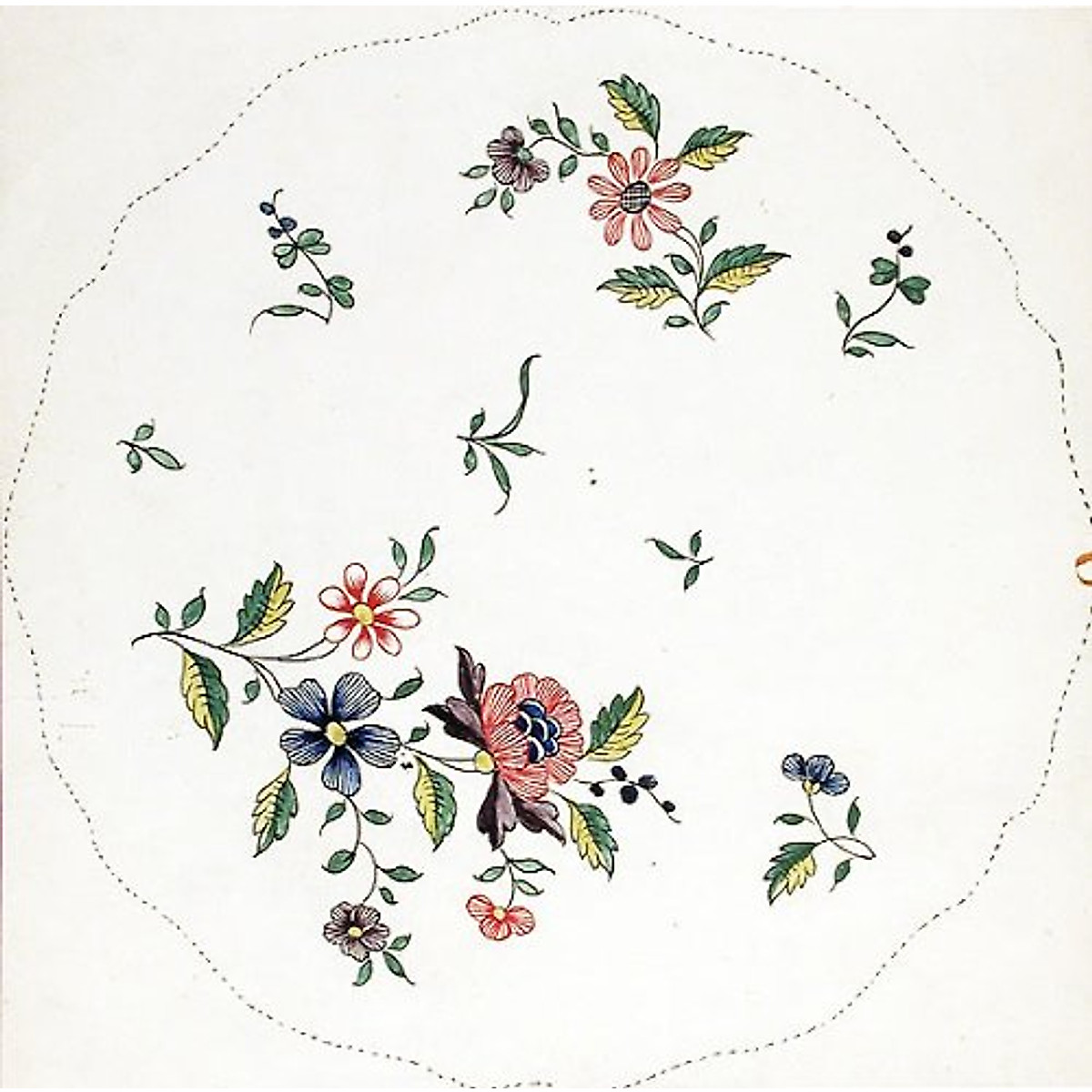 An original design for a porcelain plate