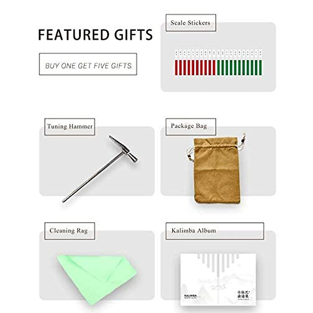 Hluru Resin Ocean Blue Kalimba | New 17 Key Whale Flat Board Thumb Piano No Screen Birthday Music Gifts