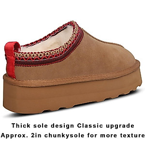 INPAKSA Women's Slippers Platform Mini Boots Short Ankle Boot Fur Fleece Lined Sneakers House slippers Anti-Slip Boot For Outdoor