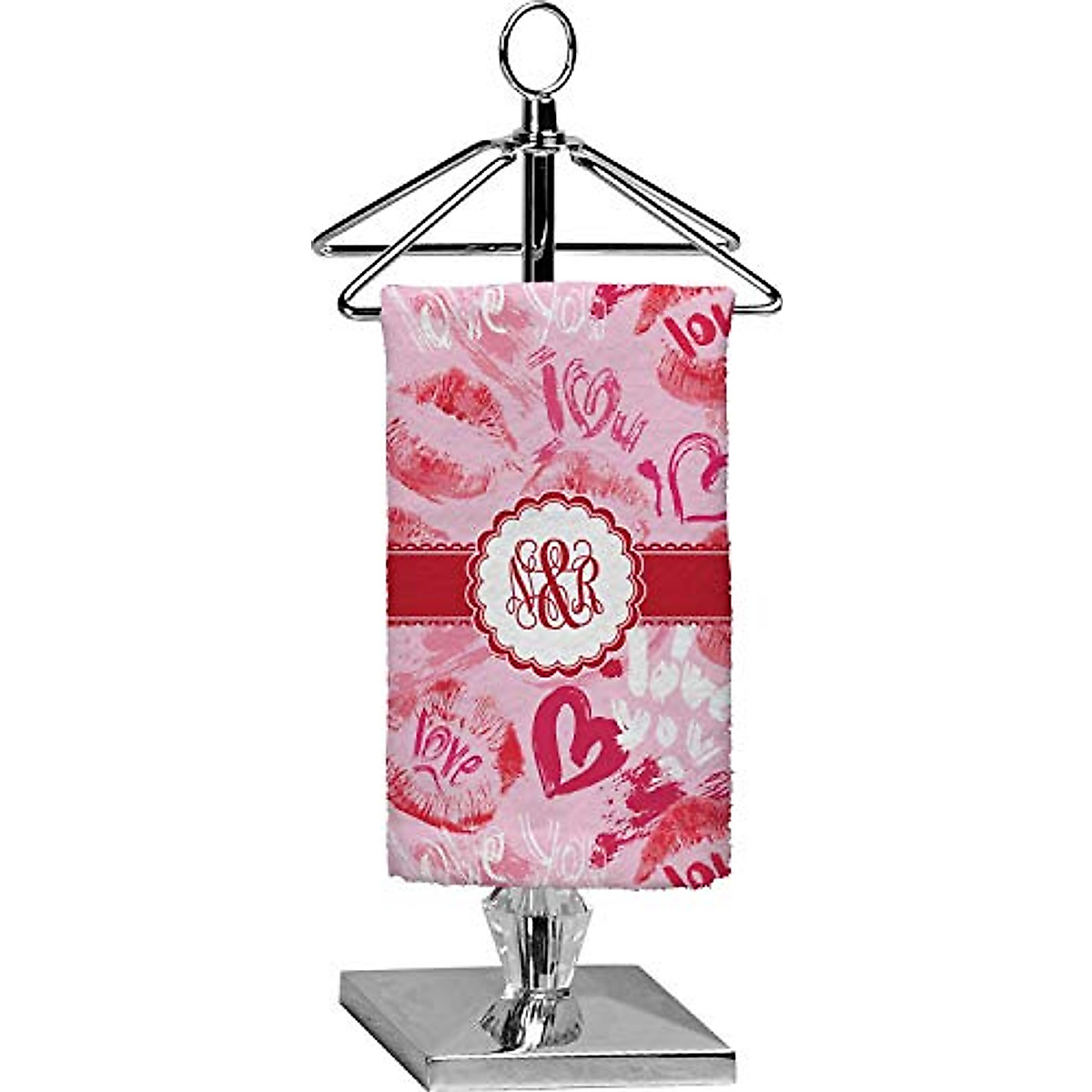 RNK Shops Lips n Hearts Finger Tip Towel - Full Print (Personalized)