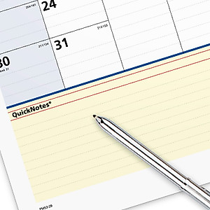 AT-A-GLANCE 2023-2024 Academic Wall Calendar, Monthly, 12" x 17", Medium, Ruled Daily Blocks, QuickNotes (PM5328)