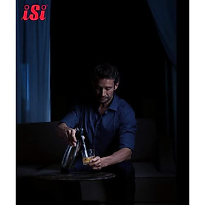 iSi North America Stainless Steel Soda Siphon, 1 Quart, Stainless