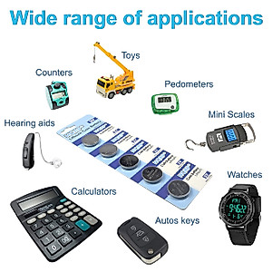 HQRP 4-Pack Lithium Battery Compatible with Weight Watchers WW39N Digital Glass Scale