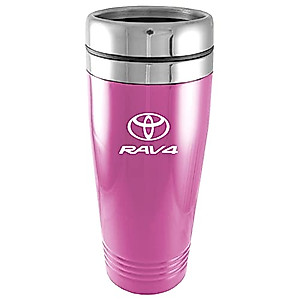 Au-TOMOTIVE GOLD Travel Mug for Toyota RAV4 (Pink)