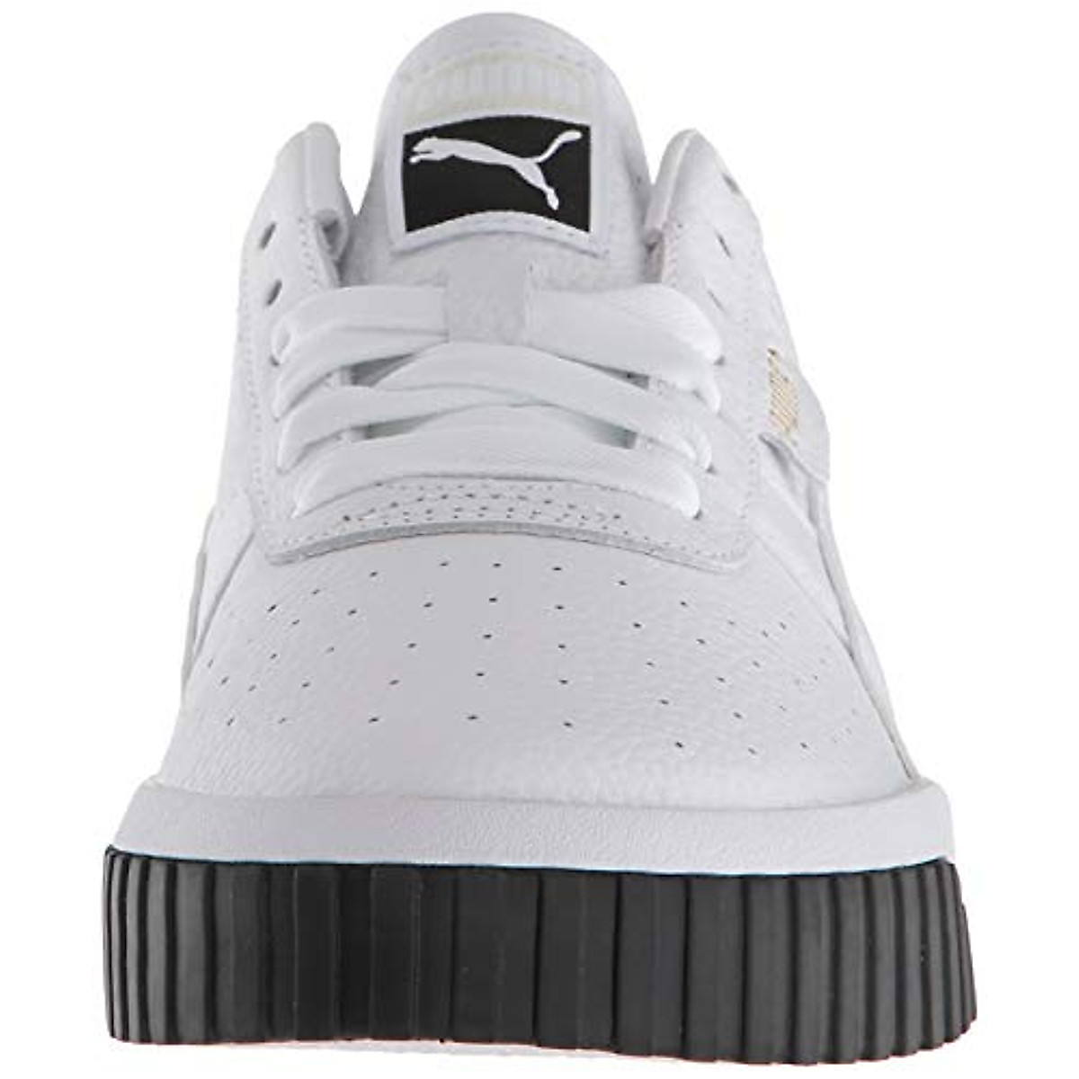 PUMA Women's CALI Sneaker White Black, 9 M US