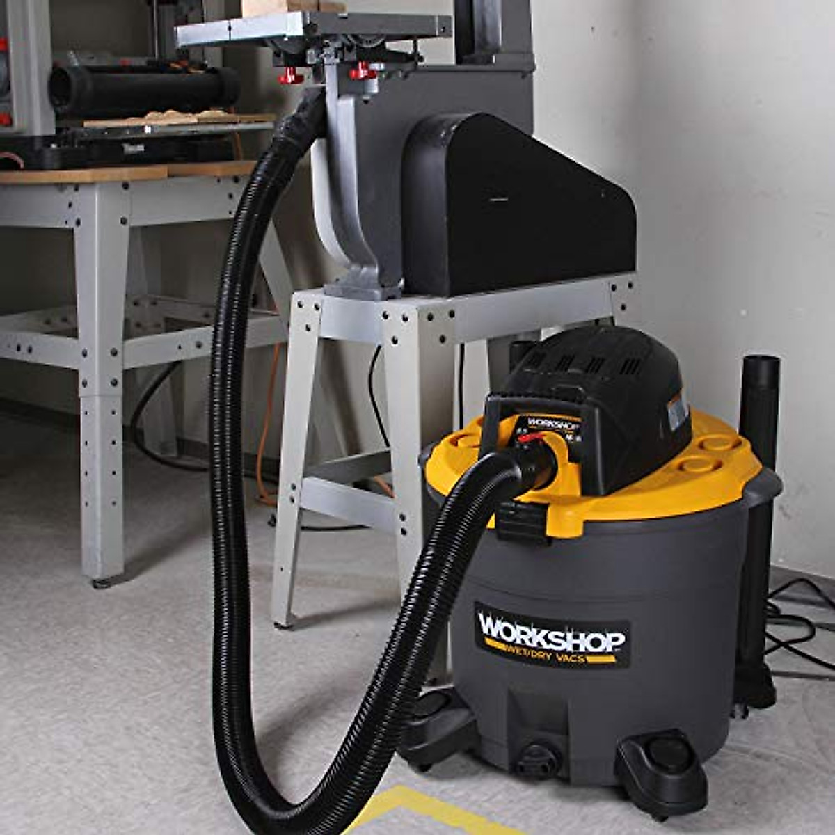 WORKSHOP Wet/Dry Vacs Vacuum WS1600VA High Capacity Wet/Dry Vacuum Cleaner, 16-Gallon Heavy-Duty Shop Vacuum Cleaner, 6.5 Peak HP Wet and Dry Vacuum