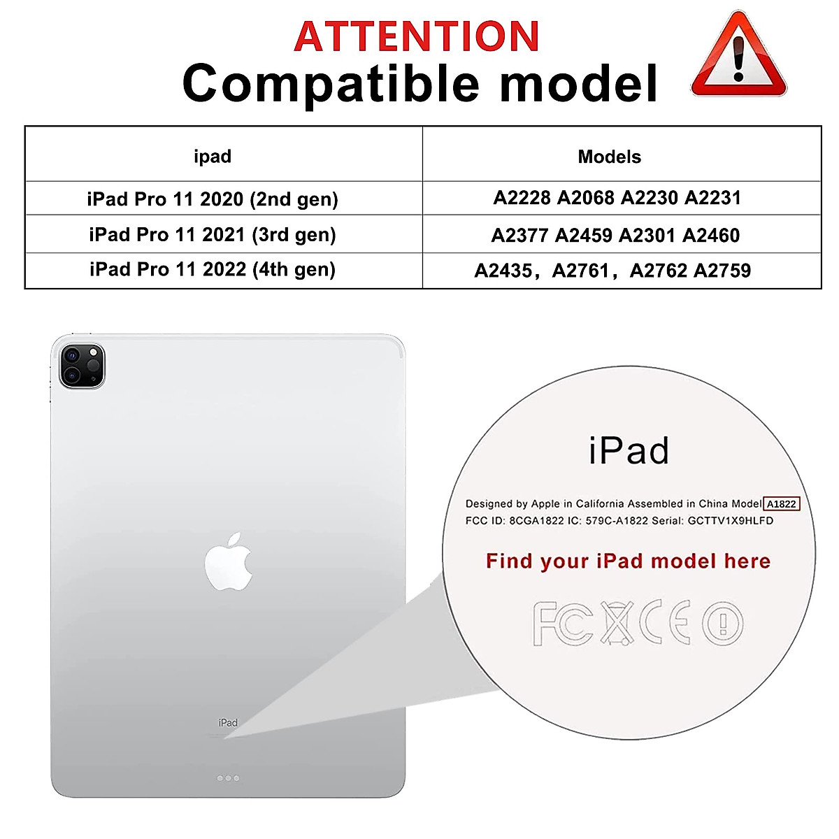 SPARIN [2+2 Pack] Screen Protector Compatible with iPad Pro 11 inch 2022/2021/2020/2018 with Camera Lens Protector, 9H Tempered Glass Compatible with Apple Pencil and Face ID