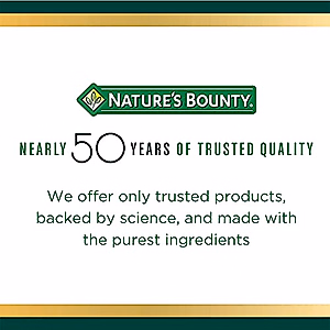 Nature's Bounty Glucosamine Chondroitin Pills and Dietary Supplement, Support Joint Health, 110 Capsules