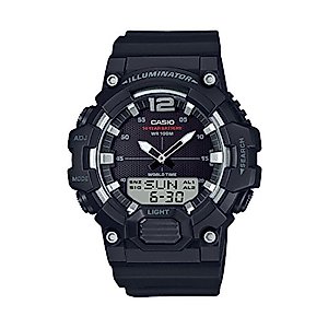 Casio Men's HDC-700-1AVCF Classic Analog-Digital Display Quartz Black Watch