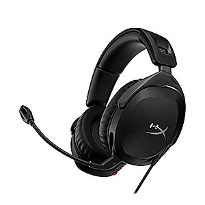 HyperX Cloud Stinger 2 – Gaming Headset, DTS Headphone:X Spatial Audio, Lightweight Over-Ear Headset with mic, Swivel-to-Mute Function, 50mm Drivers, PC Compatible (Renewed)