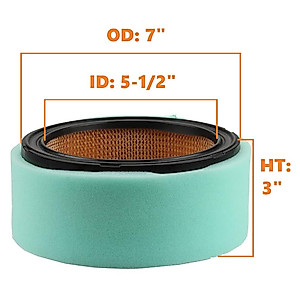 Dylawnio 24 083 03-S Air Filter for Kohler 2408303 Command 18HP-25HP OHV CH18 CH20 CH22 CH23 CH25 CV17 CV18 CV19 CV20 CV22 CV22S CV23 Lawn Mower 24 883 03-S1 52 050 02-S Oil Filter