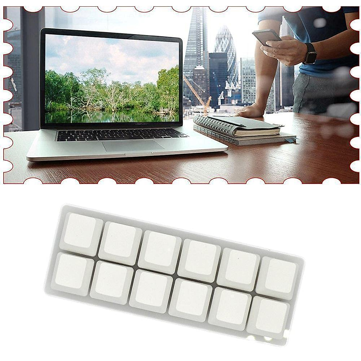 TJHL USB Mini 12-Key Keypad Mechanical Gaming Keyboard Programmable Keys Mini Gaming Keyboard USB Custimize DIY Keypad One for Game Media Player