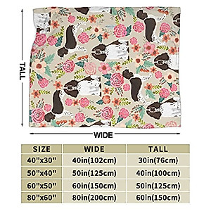 English Springer Spaniel Throw Blanket Luxury Throw Blanket Ultra-Soft Micro Fleece Blanket Perfect for Fall Winter and Spring