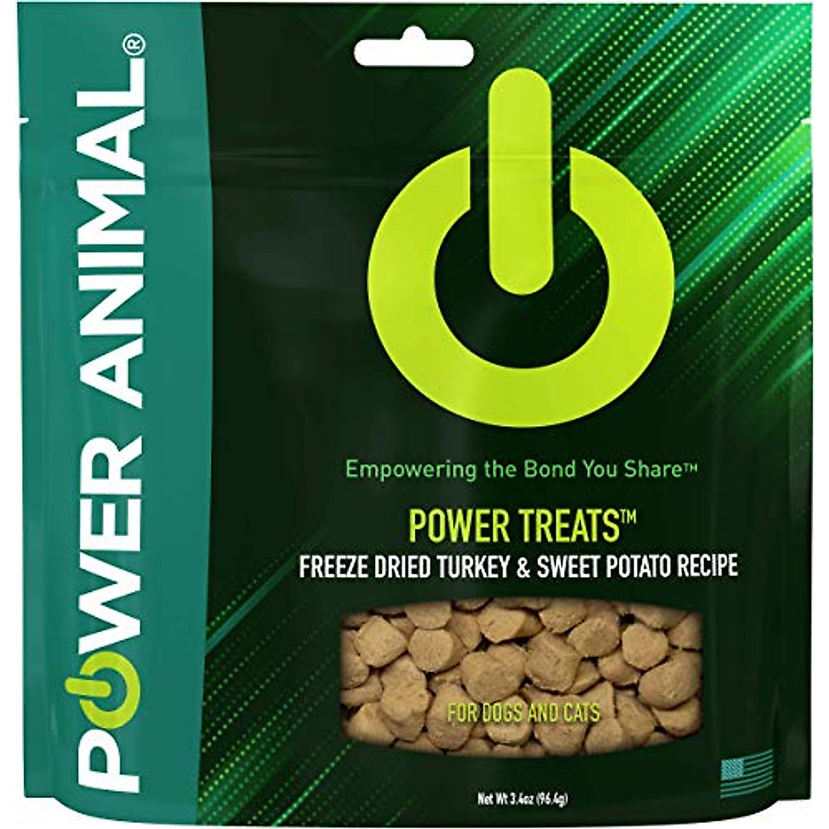 POWER Animal Power Treats - Freeze Dried Dog Treats and Cat Treats - Premium Quality Ingredients, Real Meat First Ingredient, All Natural, Humanely Sourced, Made in the USA