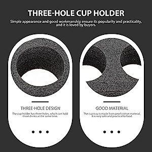 2pcs Milk Tea Drink Cup Holder Foam Cup Holder Foam Drink Holders Coffee Cup Carrier Whiskey Glass Server Car Items Cup Carrier Tray Takeout Cup Juice Glass Pearl Cotton re-usable