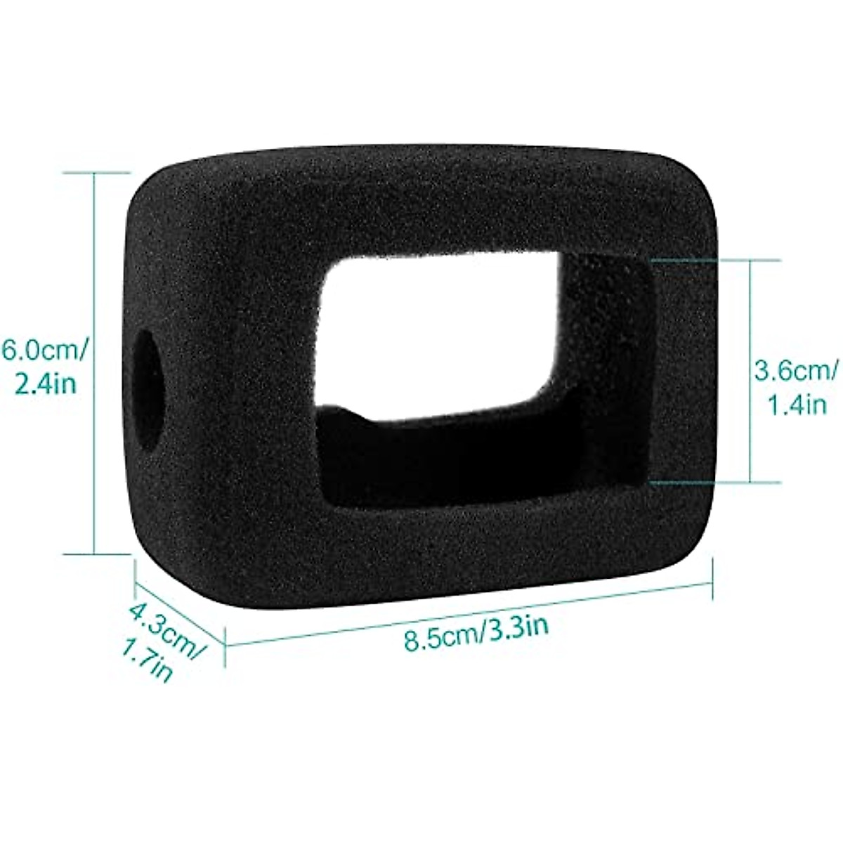 Taisioner Windslayer Cover Wind Muff for GoPro Hero 9 Hero 10 Hero 11 Black Housing Frame Case Video Noise Reduction Accessories