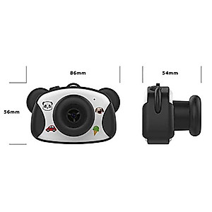 LKYBOA Children Digital Camera - Kids Birthday Mini Digital Camera Toy Boy and Girl Gift (Color : Black)