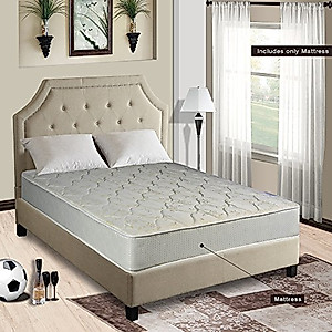 Mattress Solution Gentle Firm Tight top Innerspring Fully Assembled Mattress, Good for The Back, Twin, Classic Collection
