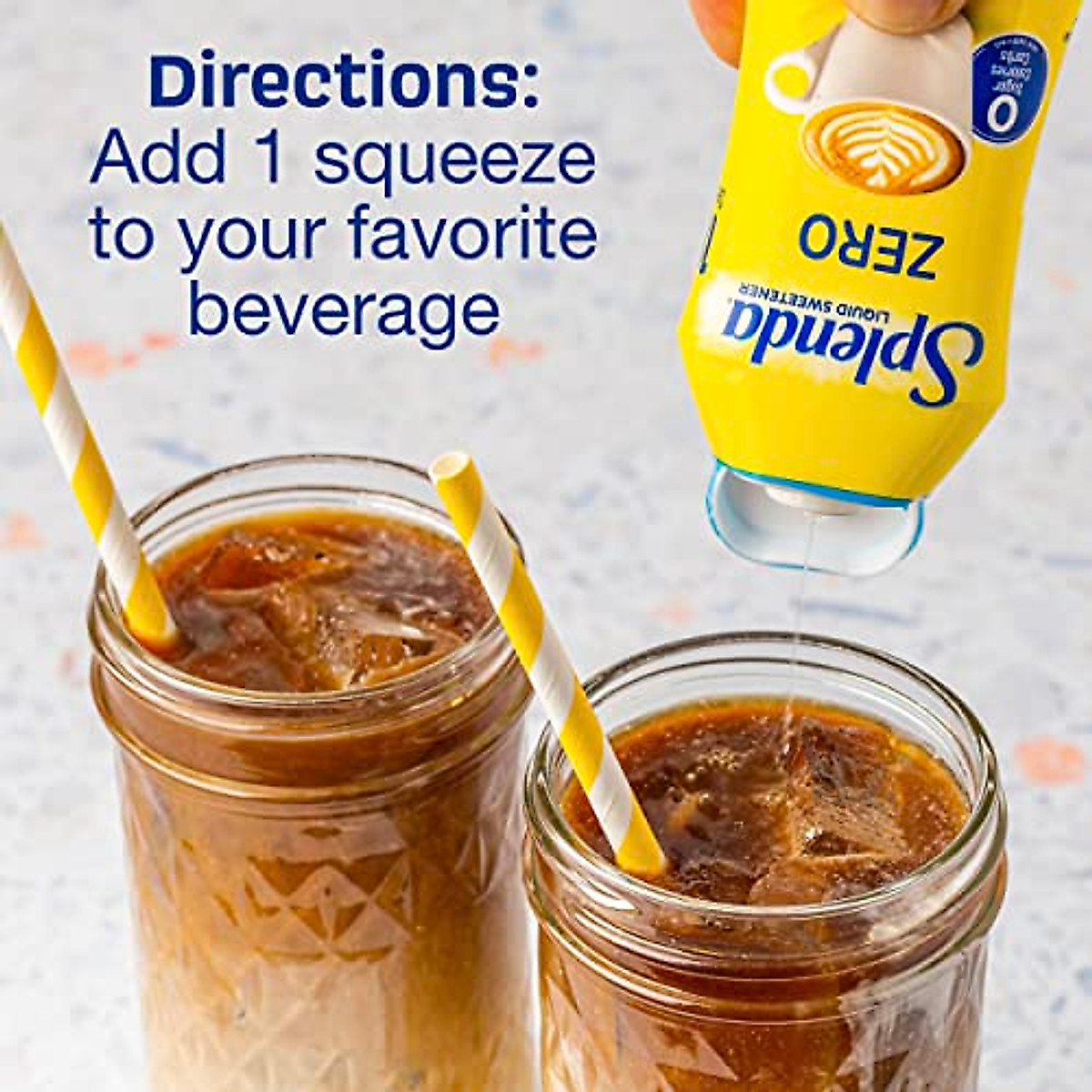 SPLENDA LIQUID Zero Calorie Sweetener drops, 1.68 Ounce Bottle (Pack of 3)