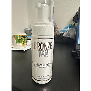 Bronze Tan Self Tan Remover For Fake Tan Streaks, Build Up, Correction, Or Full Removal Of Self Tanner or Bronzer - Summer Coconut Scent (150ML / 5.1 fl oz)