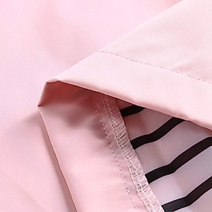 CapsA Women Womens Rain Jacket Outdoor Plus Jackets Waterproof Hooded Raincoat Windbreaker Striped Climbing Hiking Trench Coats