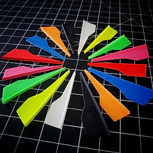 DCA Custom Arrows Mini Sabre Vanes (40, Black)