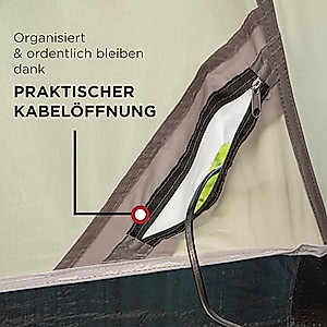 Coleman Waterfall 5 Deluxe family tent, 5 Man Tent with Separate Living and Sleeping Area, Easy to Pitch, 5 Person Tent, 100 Percent Waterproof HH 3000 mm, One Size