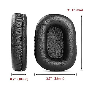 Ear Cushion Ear Pads mic Cover Foam Microphone Compatible with BlueParrott B450-XT B550 XT Noise Canceling Bluetooth Headset (Set)