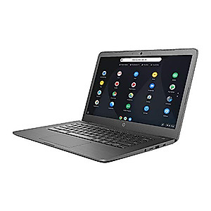2022 HP Chromebook 14" HD Touchscreen Laptop Computer, Intel Celeron N3350 Dual-core Processor, 4GB RAM, 32GB eMMC, HD Webcam, Intel HD Graphics 500, USB-C, Chrome OS, Gray, 32GB SnowBell USB Card
