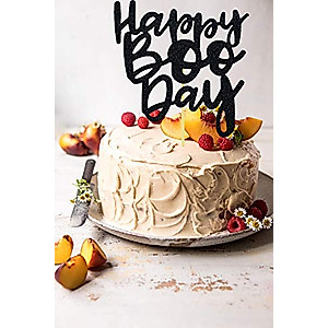 Happy Boo Day Cake Topper, Halloween Birthday Cake Topper, Here for the Boos Decorations, Ghost Halloween Birthday Party Decorations