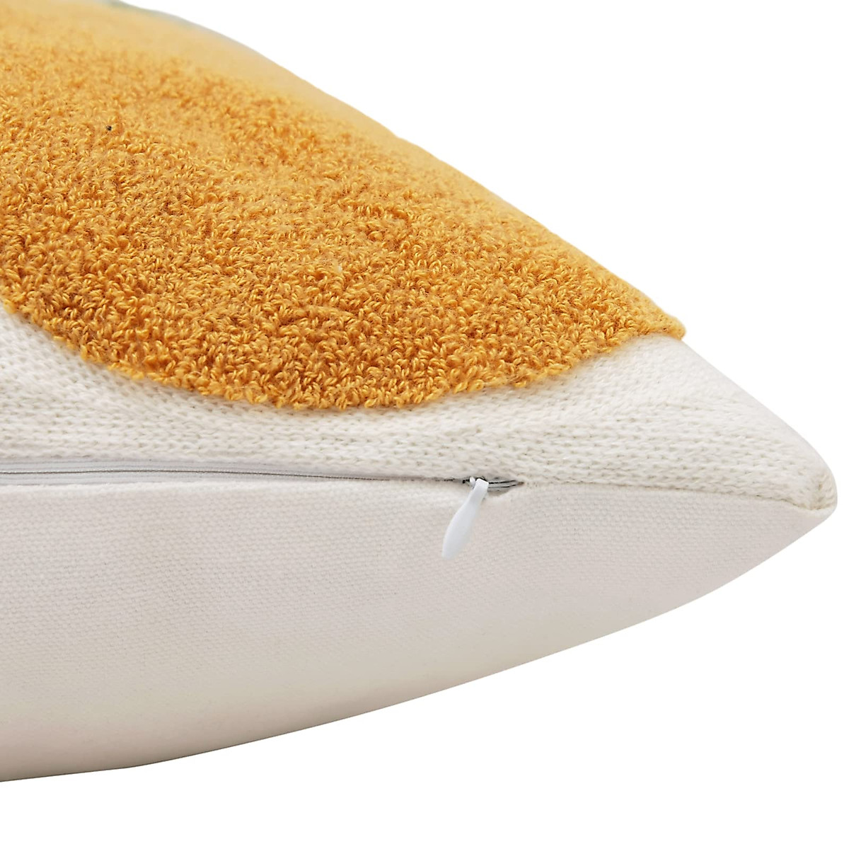 JASEN Abstract Boho Pillow Covers 18x18,Soft Mid Century Geometric Cactus Decorative Throw Pillows for Couch Bed Sofa Bedroom（Only 1 Pillow Cover）