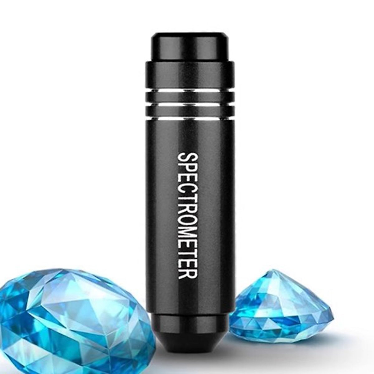 Handheld Spectroscope, Gemological Grating Diffraction Spectroscope, Eyepiece 5nm, Objective Lens 4nm, for Quick Gemstone Identification