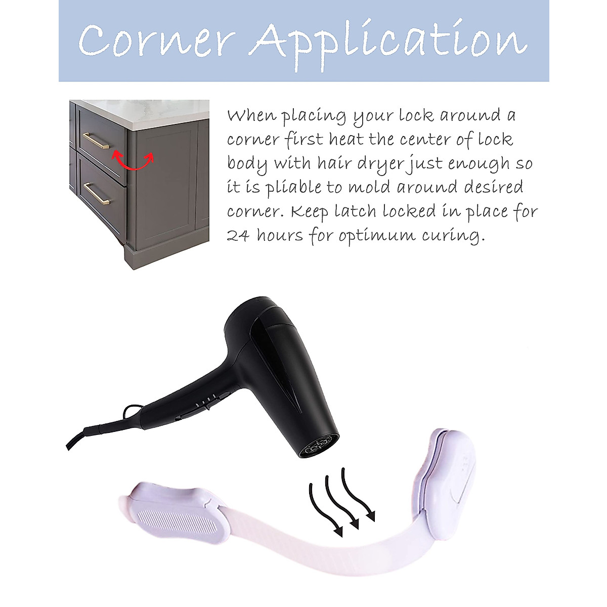 Baby Proofing Strap Locks for Child Safety and Child Proofing Your Home, Fridge, Drawers, Stove, Toilet, Dishwasher, Oven and More | Free Bonus - 2 Free Straps and Spare 3M Tape