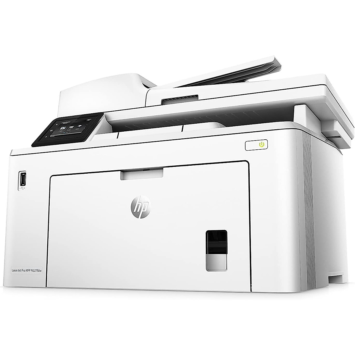 HP Laserjet Pro M227fdw All-in-One Wireless Monochrome Laser Printer, Print&Copy&Scan&Fax, 30ppm, Auto Duplex Printing, 2.7" Color TS, 35-Sheet ADF, Wi-Fi, Ethernet, Lanbertent USB Hub