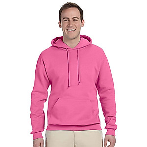 Jerzees 8 oz. NuBlend 50/50 Pullover Hood, Neon Pink - Medium
