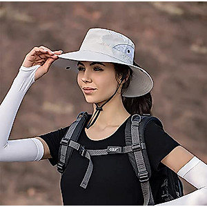 Womens Sun hat Ponytail Hat Outdoor UV Protection Beach Sun Hats Foldable Summer Wide Brim Bucket Hats m