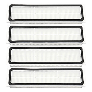 The Lord of the Tools 4Pcs Robot Vacuum Cleaner Accessories Part Replacement Compatible with Dreame D9 L10 pro D9 Max D9 PRO D10s Sweeper Filter White